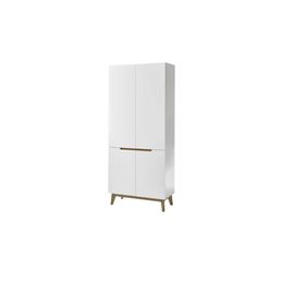 M&ouml;bel Kraft Garderobenschrank wei&szlig; Ma&szlig;e (cm): B: 85 H: 196 T: 40.0 &raquo; M&ouml;bel Kraft