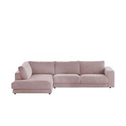 Jette Home Ecksofa Cord Sila rosa/pink Ma&szlig;e (cm): B: 325 H: 85 T: 224.0 &raquo; M&ouml;bel Kraft