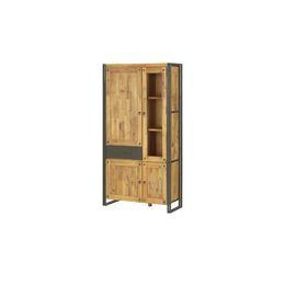 M&ouml;bel Kraft Vitrine Soft-Close-System holzfarben Ma&szlig;e (cm): B: 102 H: 196 T: 40.0 &raquo; M&ouml;bel Kraft