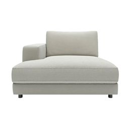 Jette Home Element Ottomane links in Cord Modulsofa Sila grau Ma&szlig;e (cm): B: 125 H: 85 T: 170.0 &raquo; M&ouml;bel Kraft