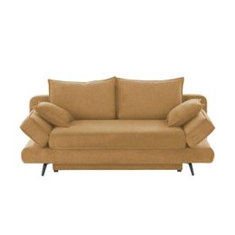 bobb Schlafsofa Henny de Luxe gelb Ma&szlig;e (cm): B: 206 H: 91 T: 110.0 &raquo; M&ouml;bel Kraft