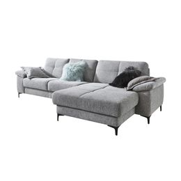 DeLuca Ecksofa Laura grau Ma&szlig;e (cm): B: 296 H: 87 T: 162.0 &raquo; M&ouml;bel Kraft