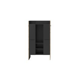 M&ouml;bel Kraft Garderobenschrank Bueno grau Ma&szlig;e (cm): B: 105 H: 189 &raquo; M&ouml;bel Kraft