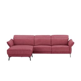Wohnwert Ecksofa Leder Bellana rot Ma&szlig;e (cm): B: 285 H: 101 T: 161.0 &raquo; M&ouml;bel Kraft