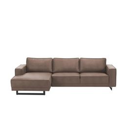 Soho Ecksofa aus recyceltem Leder Sanja braun Ma&szlig;e (cm): B: 285 H: 85 T: 155.0 &raquo; M&ouml;bel Kraft