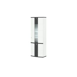 Primo Vitrine Gabbro wei&szlig; Ma&szlig;e (cm): B: 75 H: 209 T: 42.0 &raquo; M&ouml;bel Kraft