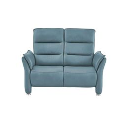 Hukla Einzelsofa Echtleder Corina blau Ma&szlig;e (cm): B: 146 H: 112 T: 90.0 &raquo; M&ouml;bel Kraft