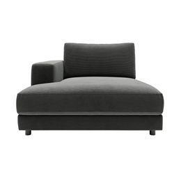 Jette Home Element Ottomane links in Feincord Modulsofa Sila grau Ma&szlig;e (cm): B: 125 H: 85 T: 170.0 &raquo; M&ouml;bel Kraft