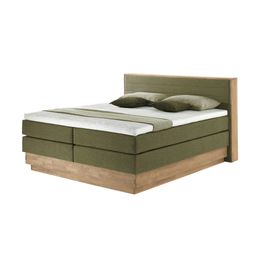 Primo Massivholz-Boxspringbett mit Bettkasten gr&uuml;n Ma&szlig;e (cm): B: 184 H: 113 &raquo; M&ouml;bel Kraft