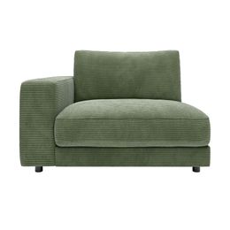 Jette Home Element Einsitzer Armlehne links in Cord Modulsofa Sila gr&uuml;n Ma&szlig;e (cm): B: 125 H: 85 T: 127.0 &raquo; M&ouml;bel Kraft