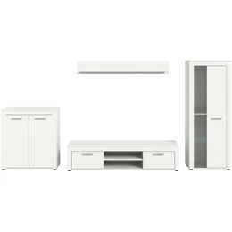 M&ouml;bel Kraft Wohnwand wei&szlig; Ma&szlig;e (cm): B: 330 H: 159 T: 35.0 &raquo; M&ouml;bel Kraft