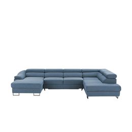 Twist Ecksofa Lavos blau Ma&szlig;e (cm): B: 346 H: 85 T: 221.0 &raquo; M&ouml;bel Kraft
