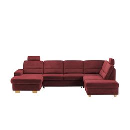Kollektion Kraft Wohnlandschaft aus Mikrofaser Marc rot Ma&szlig;e (cm): B: 311 H: 85 T: 234.0 &raquo; M&ouml;bel Kraft