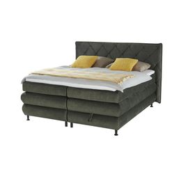 bobb Boxspringbett mit Stauraum gr&uuml;n Ma&szlig;e (cm): B: 212 H: 134 &raquo; M&ouml;bel Kraft