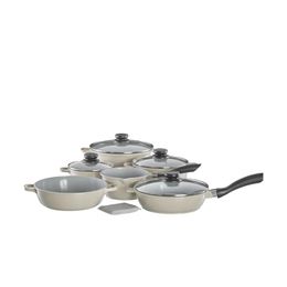KHG Topfset 11-teilig HANNA beige Aluminium-Guss &raquo; M&ouml;bel Kraft
