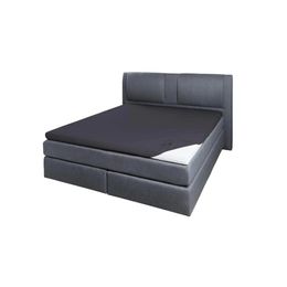 CS Schmal como Jersey-Elasthan Topper-Spannbetttuch 03601 grau Ma&szlig;e (cm): B: 150 H: 10 &raquo; M&ouml;bel Kraft