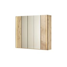 M&ouml;bel Kraft Dreht&uuml;renschrank 5-t&uuml;rig holzfarben Ma&szlig;e (cm): B: 254,6 H: 222,3 T: 60.3 &raquo; M&ouml;bel Kraft