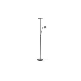 KHG LED-Deckenfluter 2-flammig schwarz schwarz Ma&szlig;e (cm): H: 180 &Oslash;: 26.0 &raquo; M&ouml;bel Kraft