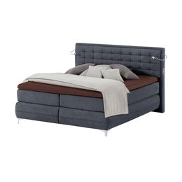 Musterring Boxspringbett Dubai blau Ma&szlig;e (cm): B: 217 H: 124 &raquo; M&ouml;bel Kraft