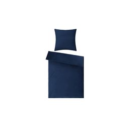 CS Schmal como Samt Bettw&auml;sche Velvet blau Ma&szlig;e (cm): B: 135 &raquo; M&ouml;bel Kraft