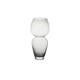 HOME STORY Vase grau Glas Ma&szlig;e (cm): B: 15 H: 34 &raquo; M&ouml;bel Kraft