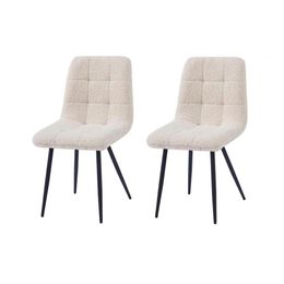M&ouml;bel Kraft Stuhl 2er-Set wei&szlig; Ma&szlig;e (cm): B: 45 H: 85 &raquo; M&ouml;bel Kraft