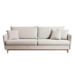 Selsey Einzelsofa mit Schlaffunktion Volio beige Ma&szlig;e (cm): B: 221 H: 90 &raquo; M&ouml;bel Kraft