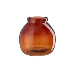 M&ouml;bel Kraft Vase braun Glas Ma&szlig;e (cm): H: 20 &Oslash;: 21.0 &raquo; M&ouml;bel Kraft