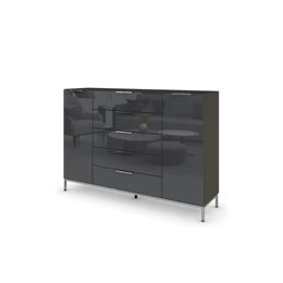 M&ouml;bel Kraft Highboard Flipp schwarz Ma&szlig;e (cm): B: 160 H: 110 &raquo; M&ouml;bel Kraft