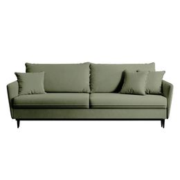 Selsey Einzelsofa mit Schlaffunktion Volio gr&uuml;n Ma&szlig;e (cm): B: 221 H: 90 &raquo; M&ouml;bel Kraft