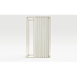 CS Schmal como Schlaufenschal Stripes silber Synthetik Ma&szlig;e (cm): B: 140 H: 245 &raquo; M&ouml;bel Kraft