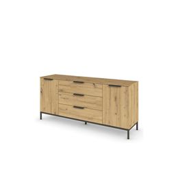 M&ouml;bel Kraft Sideboard holzfarben Ma&szlig;e (cm): B: 160 H: 72 &raquo; M&ouml;bel Kraft