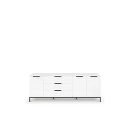 M&ouml;bel Kraft Sideboard wei&szlig; Ma&szlig;e (cm): B: 199 H: 72 &raquo; M&ouml;bel Kraft