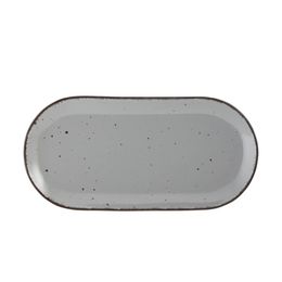 Peill & Putzler Peill+Putzler Servierplatte 38 x 18 cm Siena grau Steinzeug/Steingut Ma&szlig;e (cm): B: 18 &raquo; M&ouml;bel Kraft
