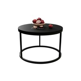 Selsey Couchtisch schwarz Ma&szlig;e (cm): H: 49 &Oslash;: 60.0 &raquo; M&ouml;bel Kraft