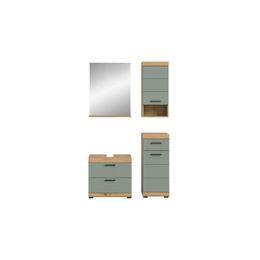 M&ouml;bel Kraft Badkombination gr&uuml;n Ma&szlig;e (cm): B: 112 H: 191 &raquo; M&ouml;bel Kraft
