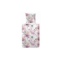 M&ouml;bel Kraft Biber Bettw&auml;sche-Set lila/violett Ma&szlig;e (cm): B: 155 H: 1 &raquo; M&ouml;bel Kraft