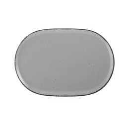 Peill & Putzler Peill+Putzler Servierplatte 40 x 27 cm Siena grau Steinzeug/Steingut Ma&szlig;e (cm): B: 27 &raquo; M&ouml;bel Kraft