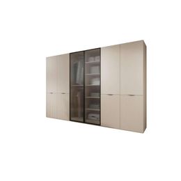 M&ouml;bel Kraft Dreht&uuml;renschrank 6 t&uuml;rig beige Ma&szlig;e (cm): B: 303 H: 200 &raquo; M&ouml;bel Kraft