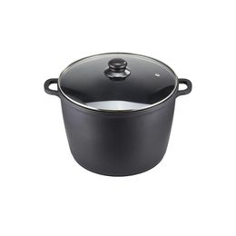 KHG Gem&uuml;setopf 28 cm schwarz Aluminium-Guss Ma&szlig;e (cm): H: 20 &Oslash;: 28.0 &raquo; M&ouml;bel Kraft