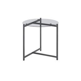 M&ouml;bel Kraft Couchtisch transparent/klar Ma&szlig;e (cm): H: 50 &Oslash;: 50.0 &raquo; M&ouml;bel Kraft