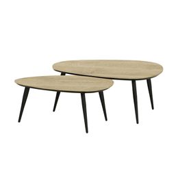 Primo Couchtisch 2er Set XL Dortmund holzfarben Ma&szlig;e (cm): B: 75 H: 45 &raquo; M&ouml;bel Kraft