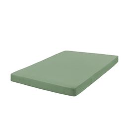 Como Green Bio-Mako-Jersey Spannbettuch gr&uuml;n Ma&szlig;e (cm): B: 140 &raquo; M&ouml;bel Kraft