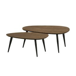 Primo Couchtisch 2er Set XL Dortmund holzfarben Ma&szlig;e (cm): B: 75 H: 45 &raquo; M&ouml;bel Kraft