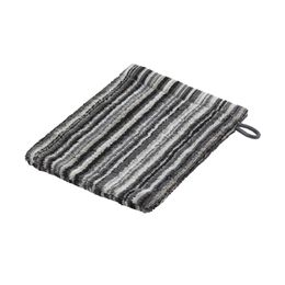 CS Schmal como Waschhandschuh Jacquard Streifen grau Ma&szlig;e (cm): B: 16 &raquo; M&ouml;bel Kraft