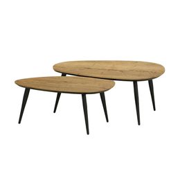 Primo Couchtisch 2er Set XL Dortmund holzfarben Ma&szlig;e (cm): B: 75 H: 45 &raquo; M&ouml;bel Kraft