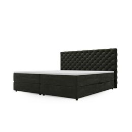 GrainGold Boxbett mit Stauraum grau Ma&szlig;e (cm): B: 148 H: 119 &raquo; M&ouml;bel Kraft