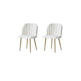 M&ouml;bel Kraft Stuhl 2er-Set beige Ma&szlig;e (cm): B: 51 H: 85 &raquo; M&ouml;bel Kraft