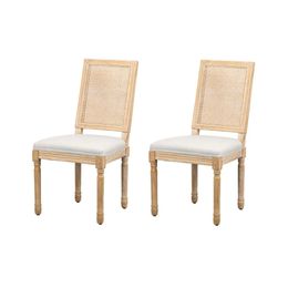 M&ouml;bel Kraft Stuhl 2er-Set holzfarben Ma&szlig;e (cm): B: 50 H: 98 &raquo; M&ouml;bel Kraft