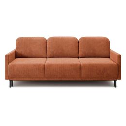 Selsey Einzelsofa mit Schlaffunktion Hamiel kupfer Ma&szlig;e (cm): B: 212 H: 87 &raquo; M&ouml;bel Kraft